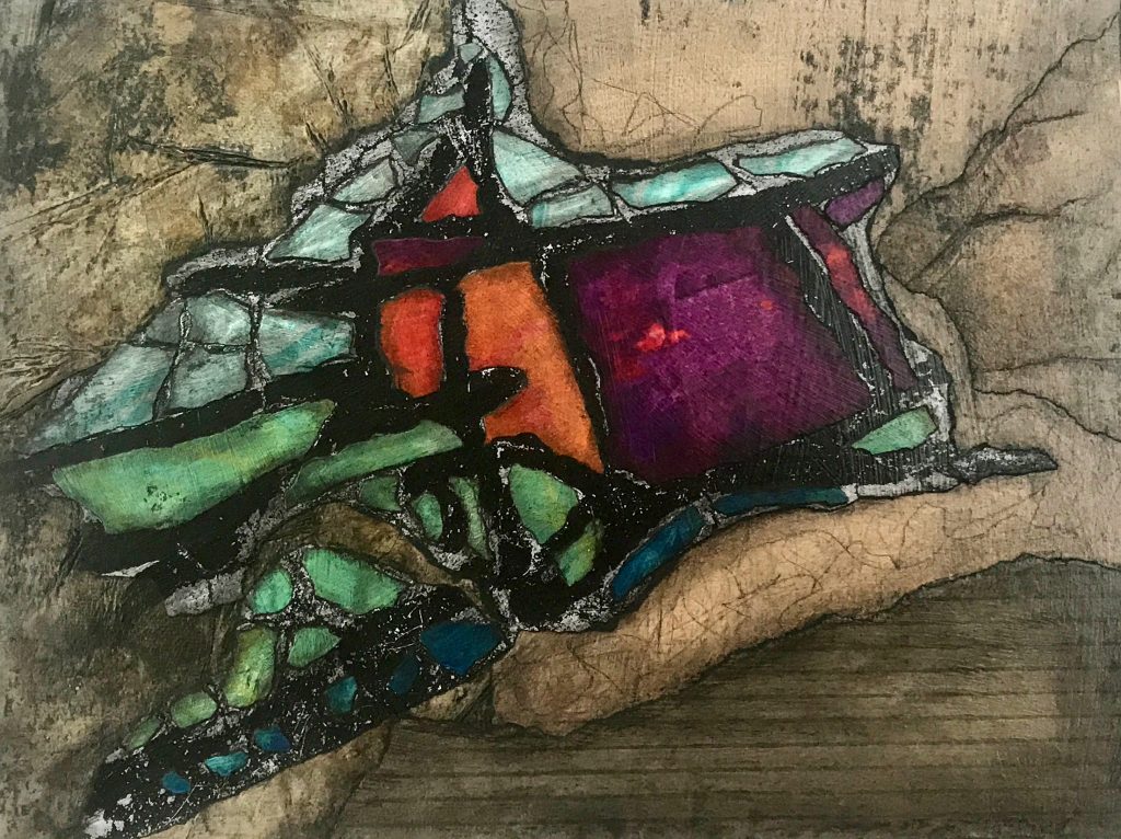 "AVENUE" - Mixed Media Collage - Nancy Beaudette Music & Coach